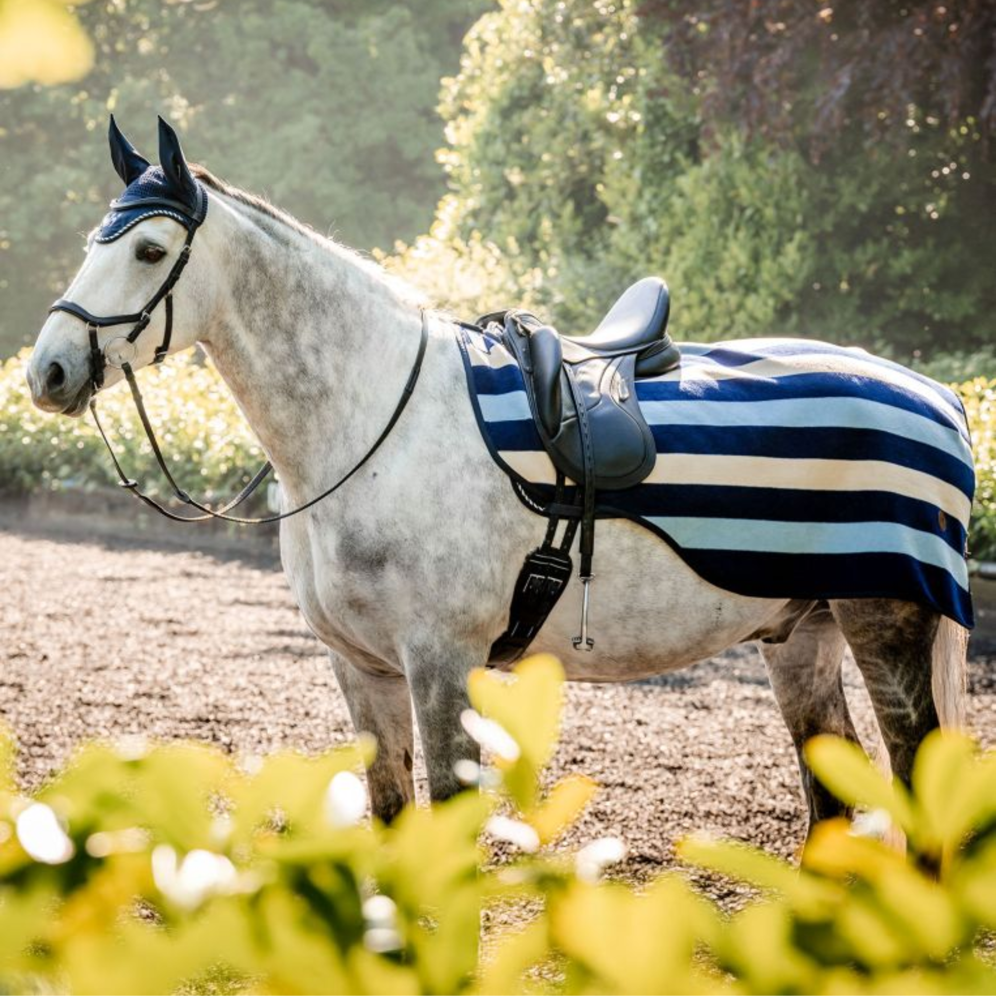 Horseware Newmarket Exercise Sheet, Witney Navy – M & M Tack Shop